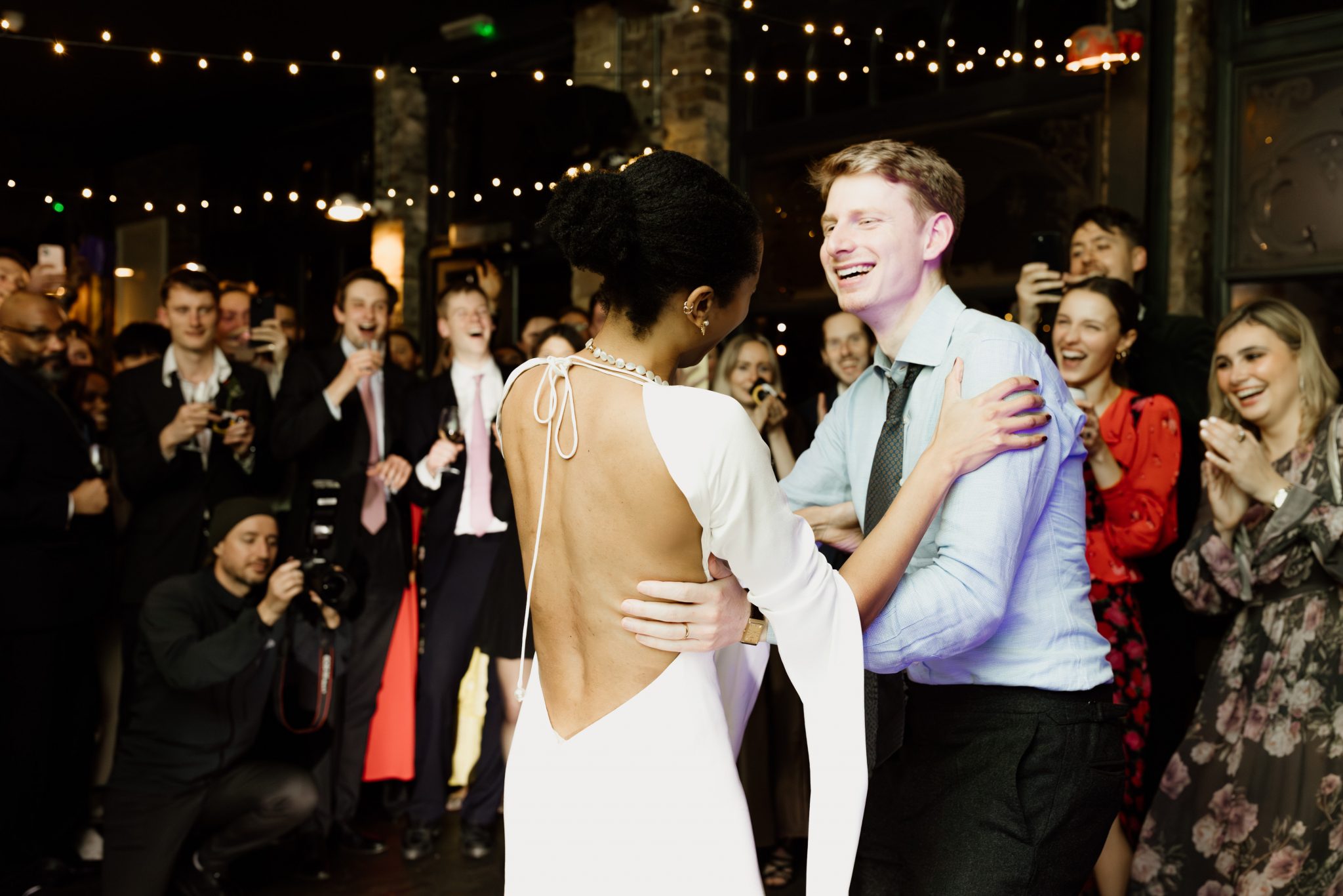 Wonderfully Wintery London Wedding In Savannah Miller Gown | The ...